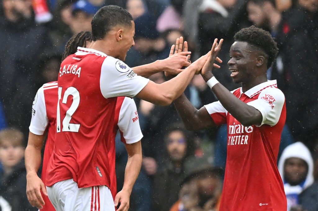 Bukayo Saka tips William Saliba for big future ahead of World Cup clash