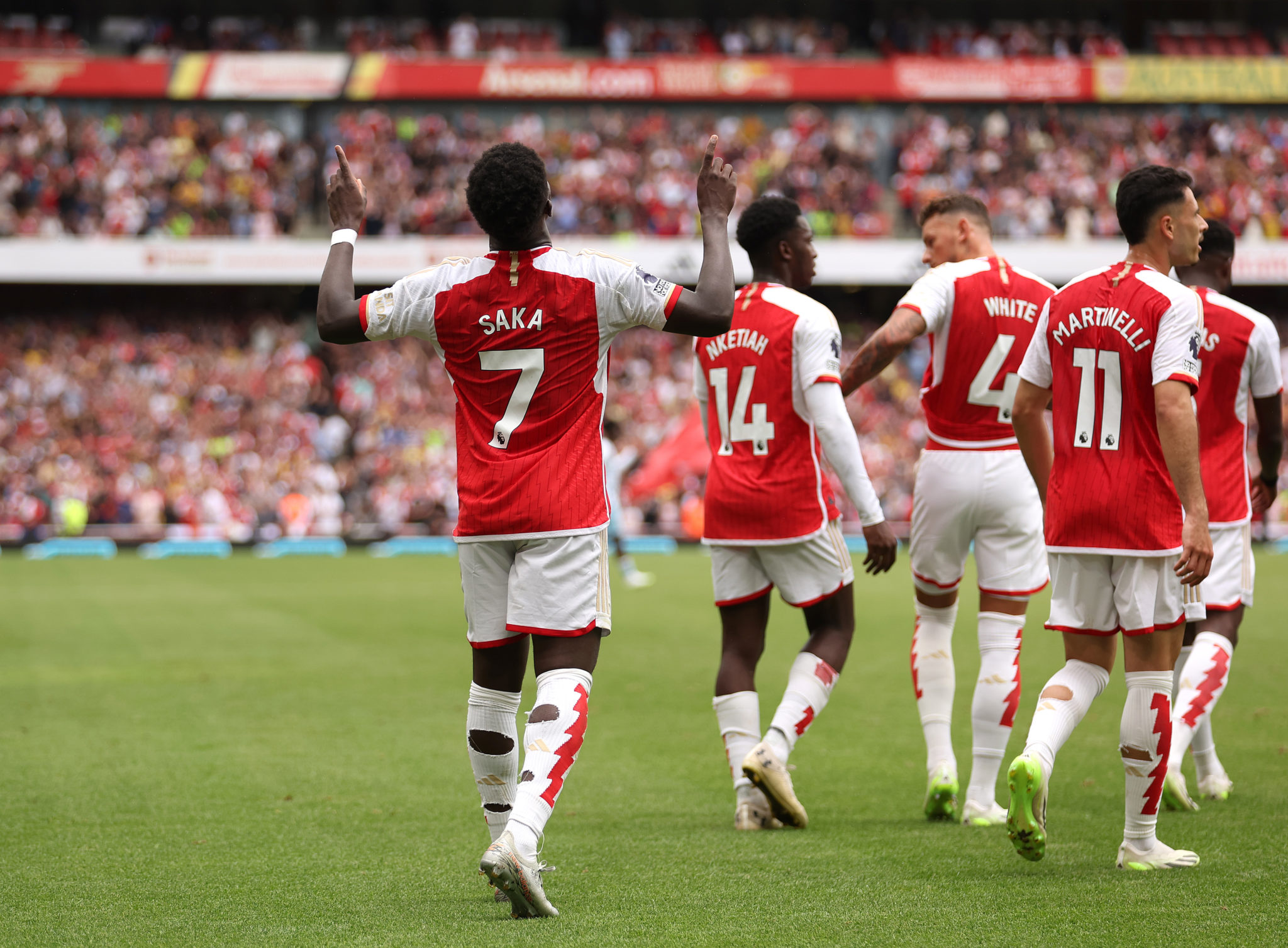 Arsenal star Saka highlights key areas to improve in his game