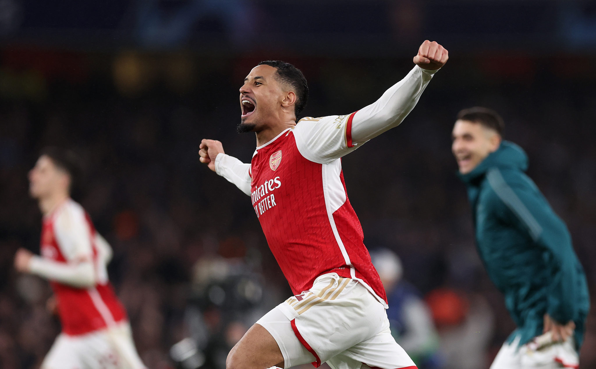 How William Saliba made his love for Arsenal very clear after penalty ...