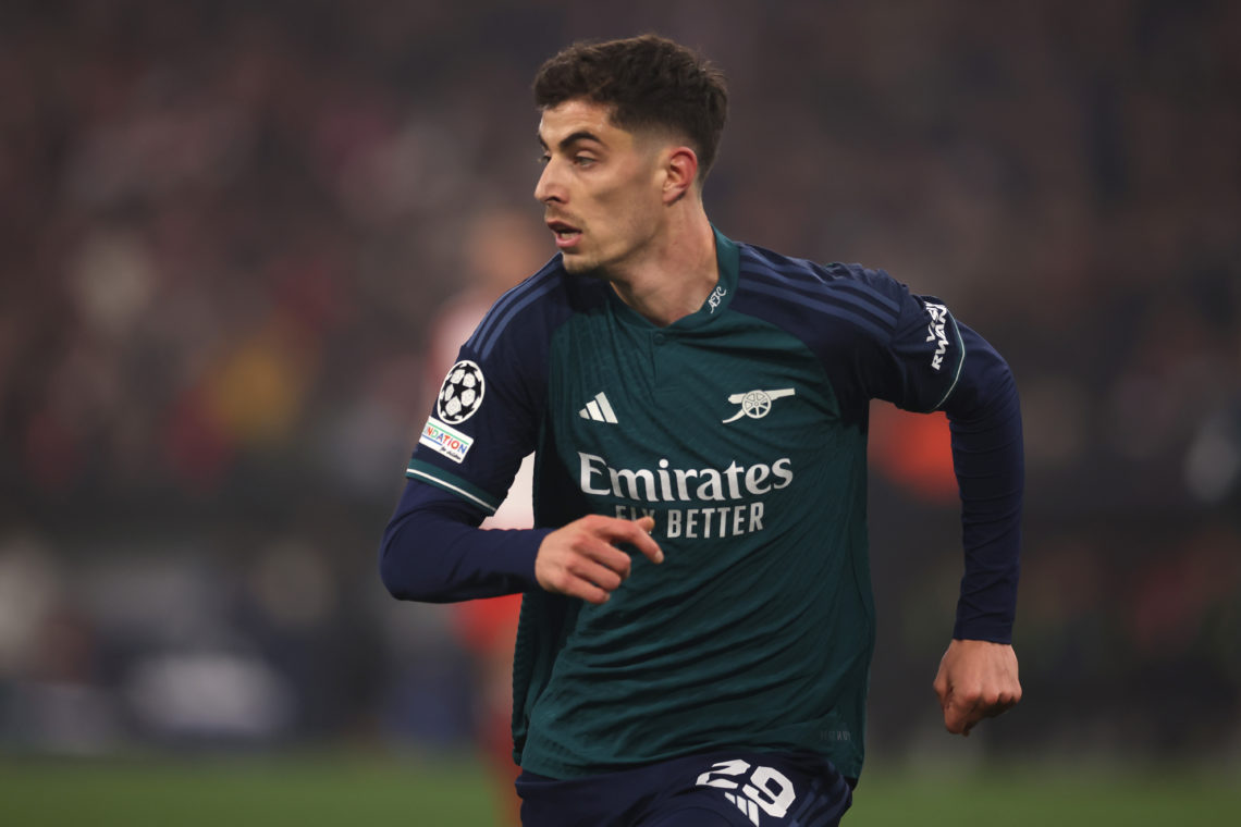 What Cedric did to a gutted Kai Havertz after Arsenal exited Champions ...