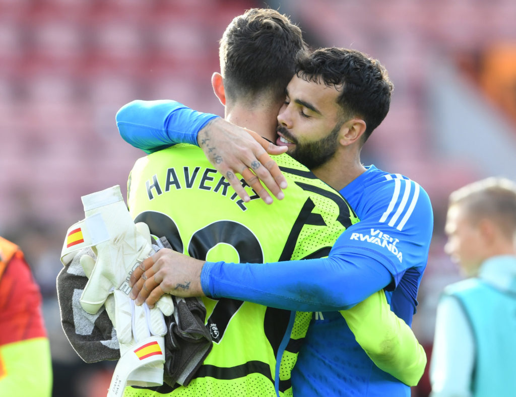 Raya hints unusual Arsenal player helped win Golden Glove award