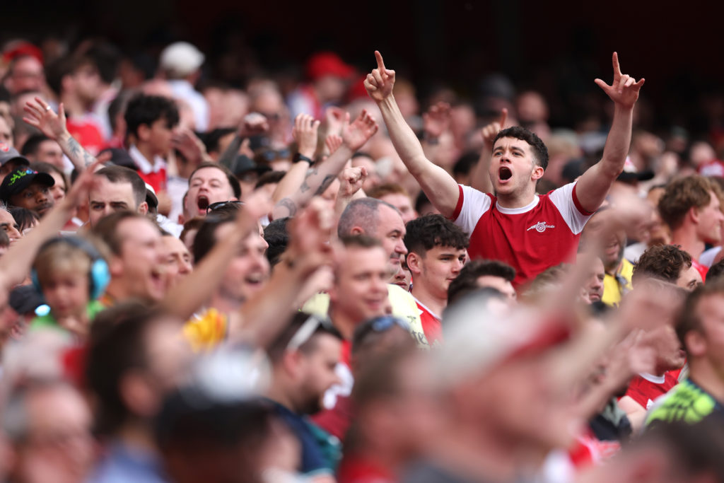 What Arsenal fans did at the Emirates after Man City scored their ...
