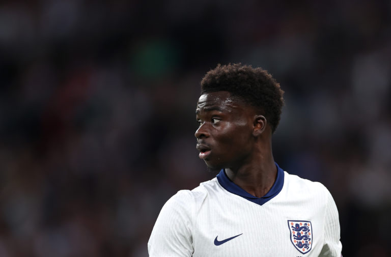 Arsenal star Bukayo Saka now handed iconic England squad number for ...