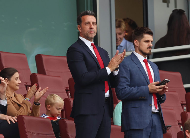 Arsenal chief Edu Gaspar tips former Hale End talent to 'shine' this ...