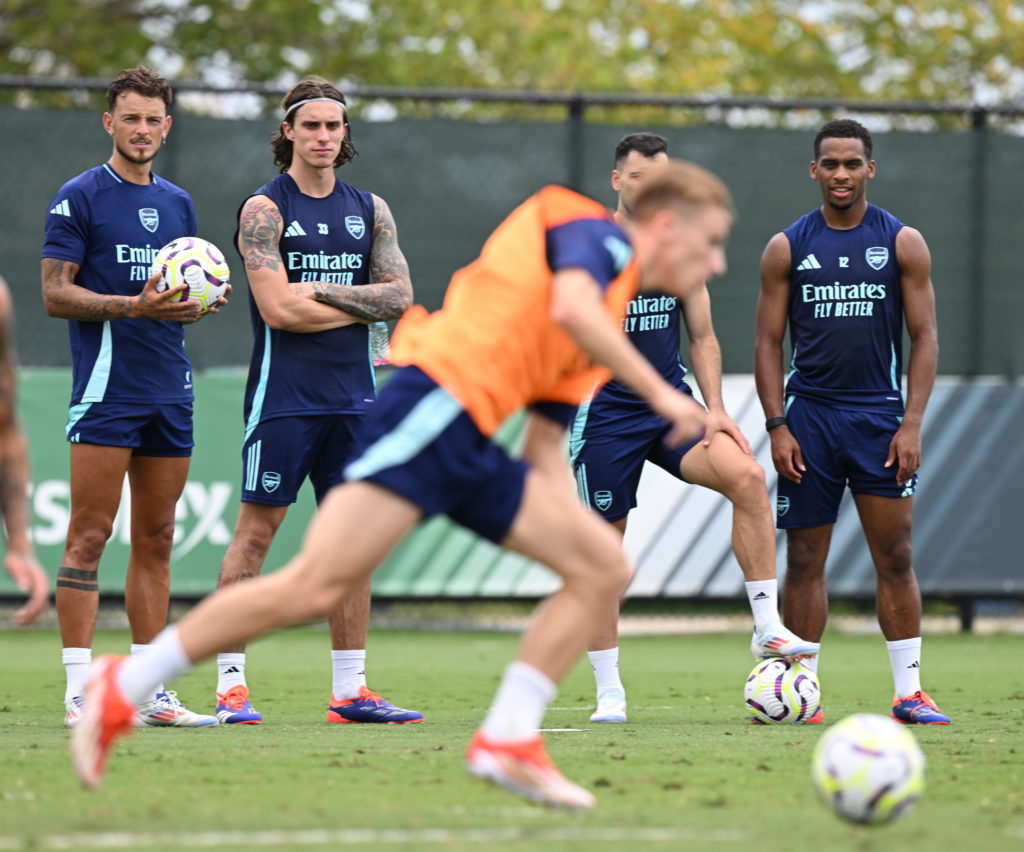 Jurrien Timber, Riccardo Calafiori and Arsenal's best William Saliba ...
