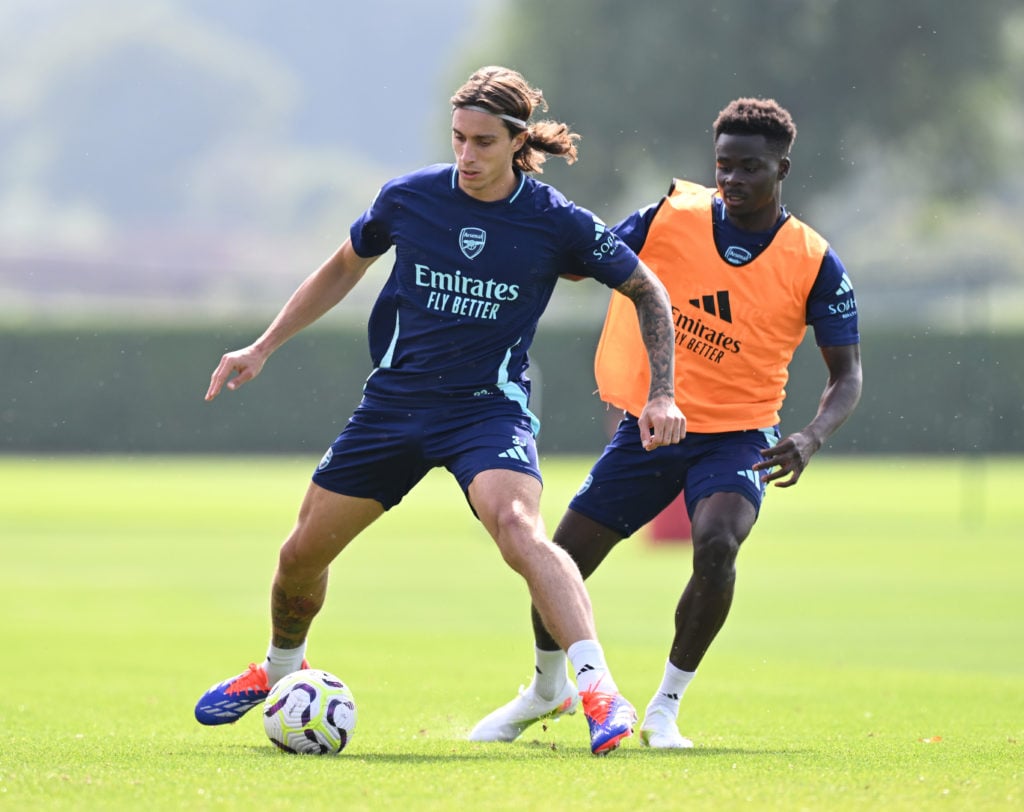 Training ground footage reveals three key Arsenal players are still ...