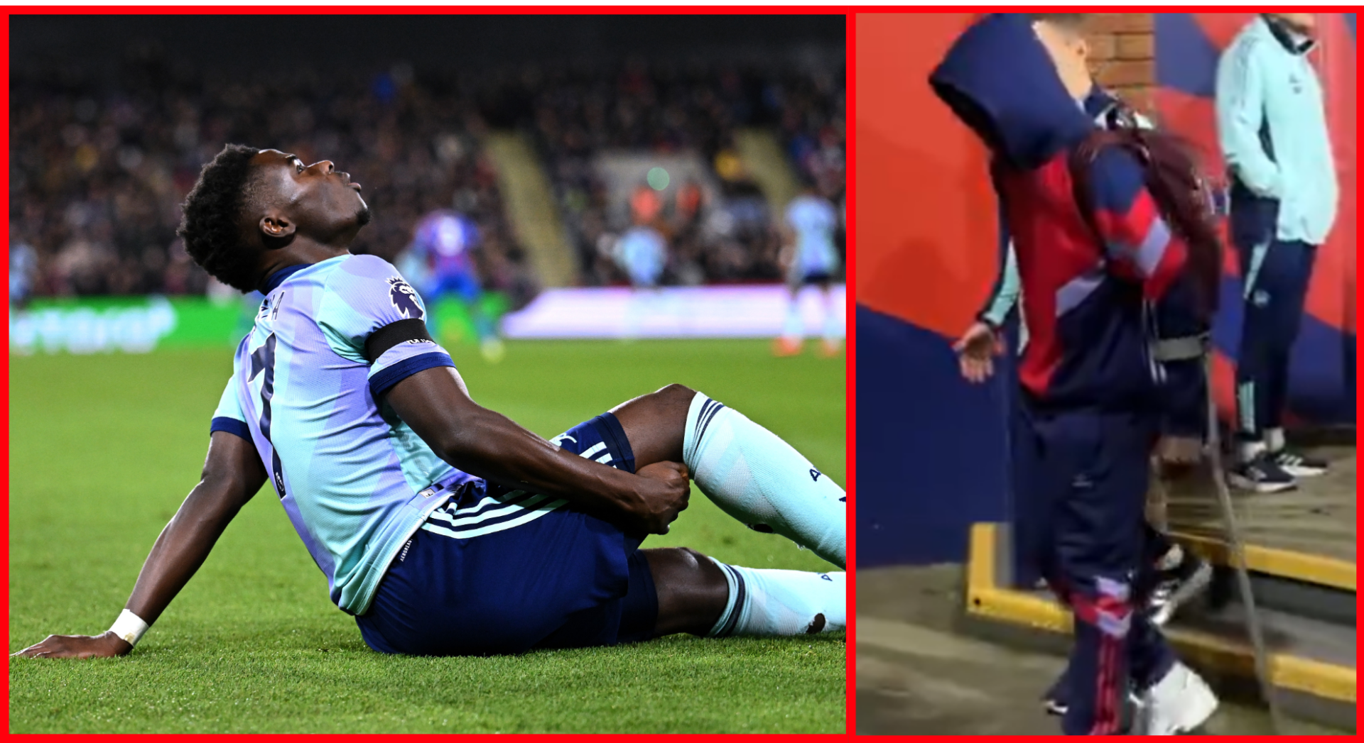 Bad news for Arsenal with Bukayo Saka injury update spotted following ...