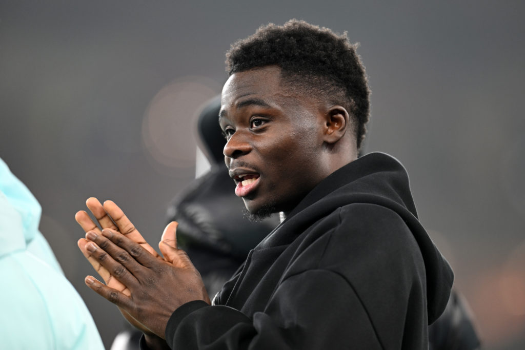 Arsenal handed surprise Bukayo Saka injury boost as star spotted at the ...