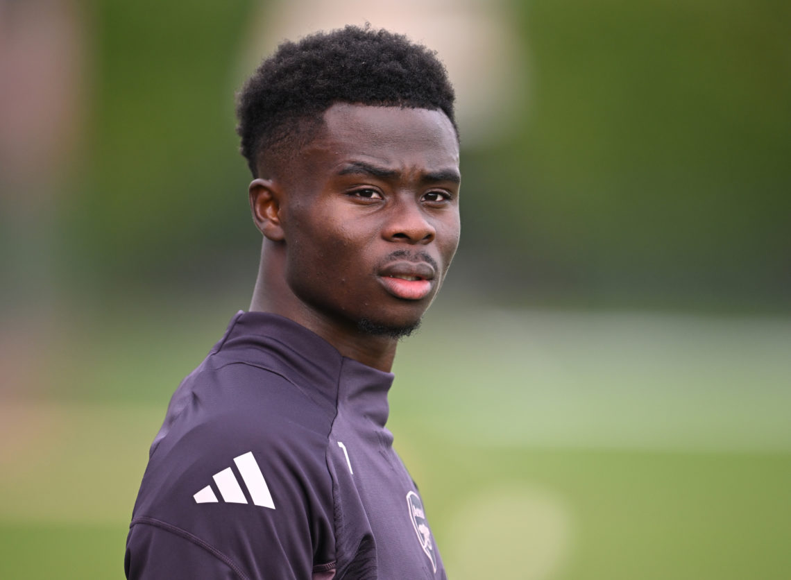 What Bukayo Saka has been doing at Arsenal's training ground this week ...