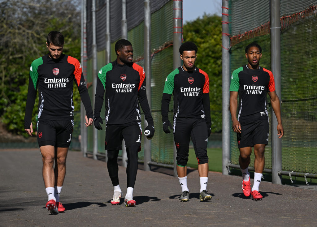 Five Arsenal academy stars spotted in training ahead of PSV match as ...