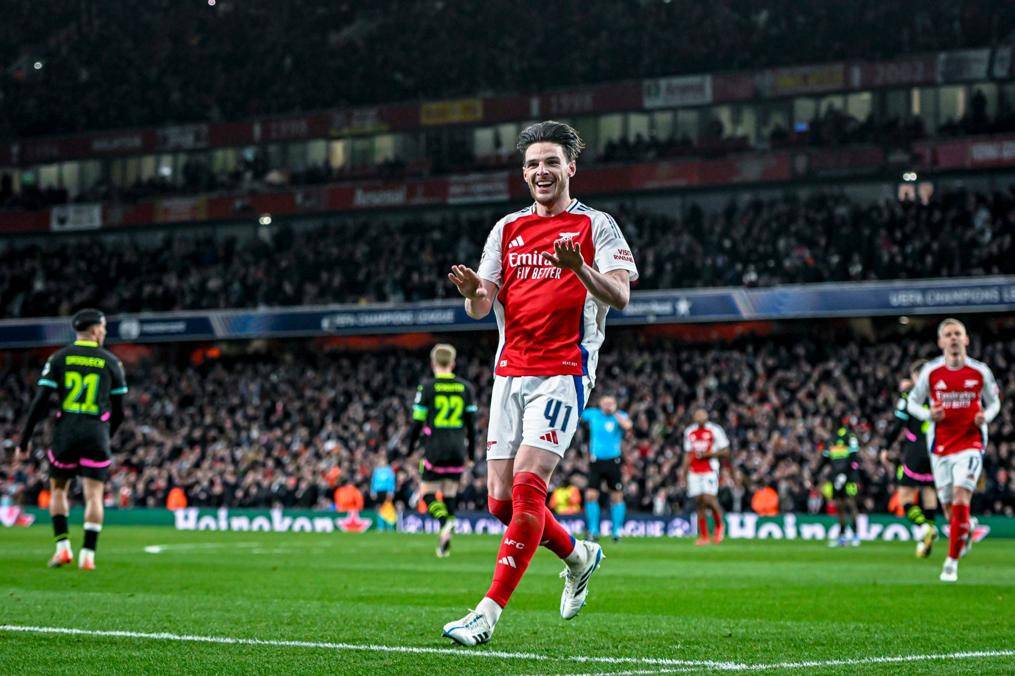 Declan Rice reveals the meaning behind his celebration after scoring vs ...
