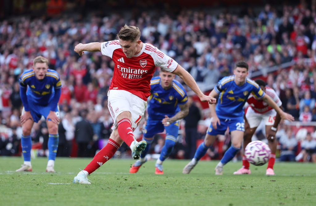 Declan Rice chooses Arsenal's best penalty taker amid Bukayo Saka vs ...