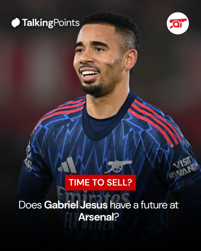 Gabriel Jesus is making one thing very clear to Mikel Arteta about ...