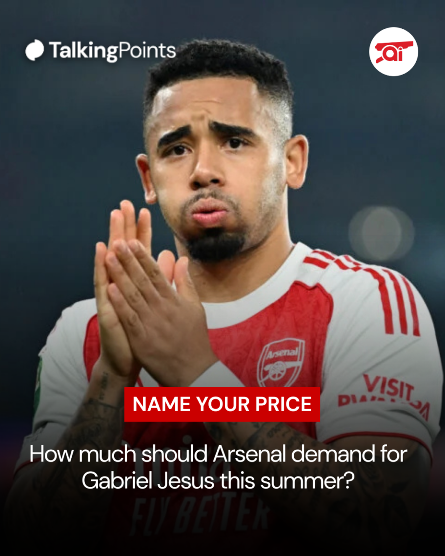 The maximum fee Arsenal will make if they sell Gabriel Jesus revealed ...