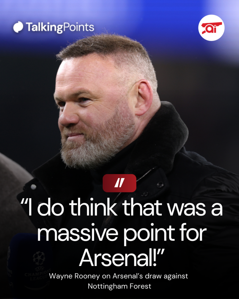 Wayne Rooney issues Premier League title race verdict after Arsenal's ...