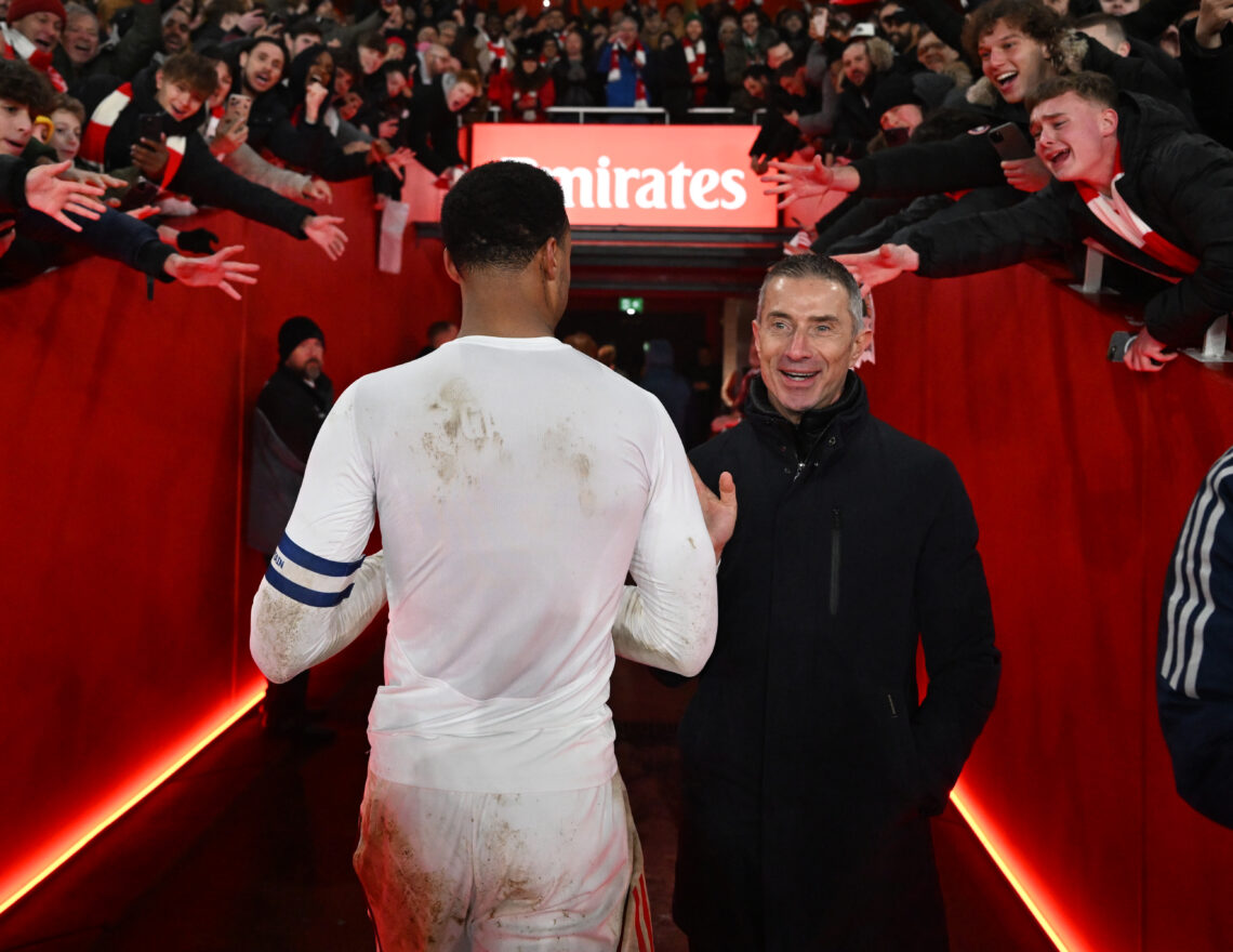 Andrea Berta has taken on a new role at Arsenal