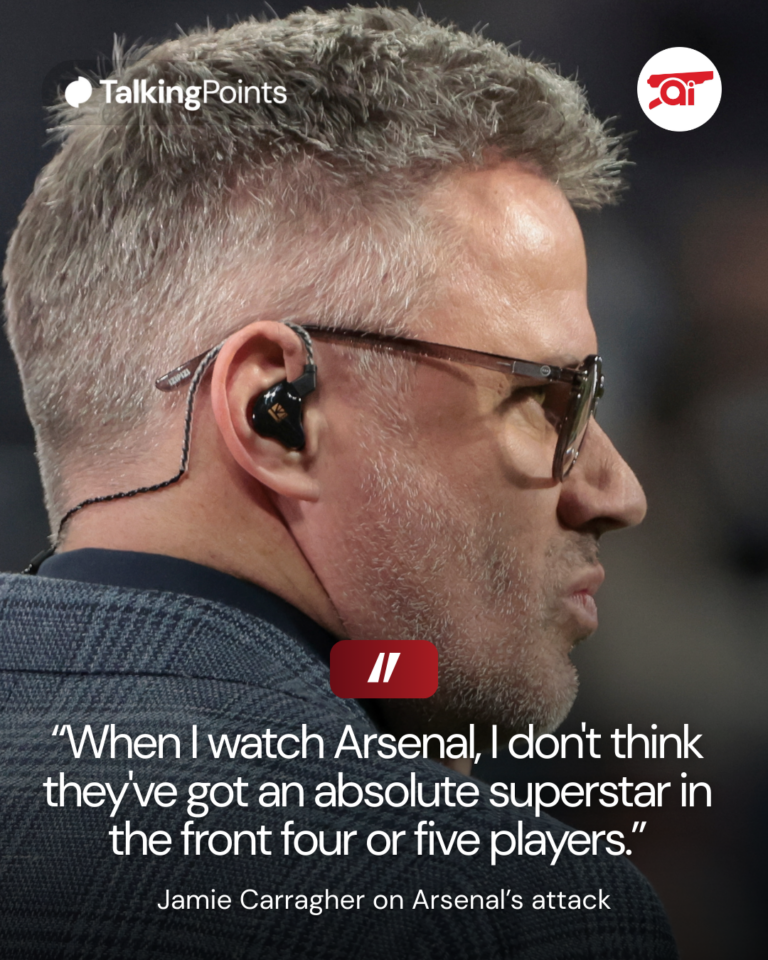 Wayne Rooney and Jamie Carragher both worry about Arsenal's lack of ...