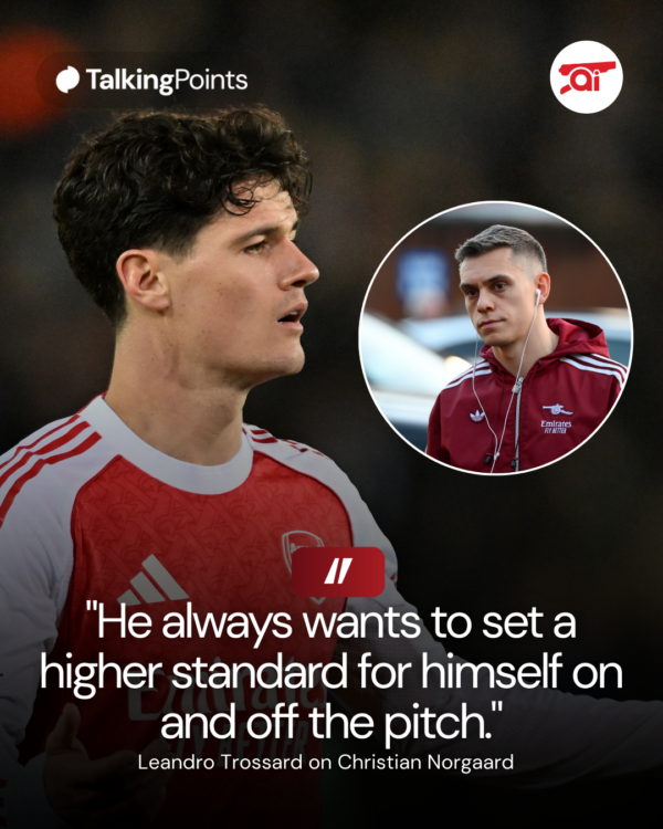 Leandro Trossard names the shock Arsenal star who is setting really ...