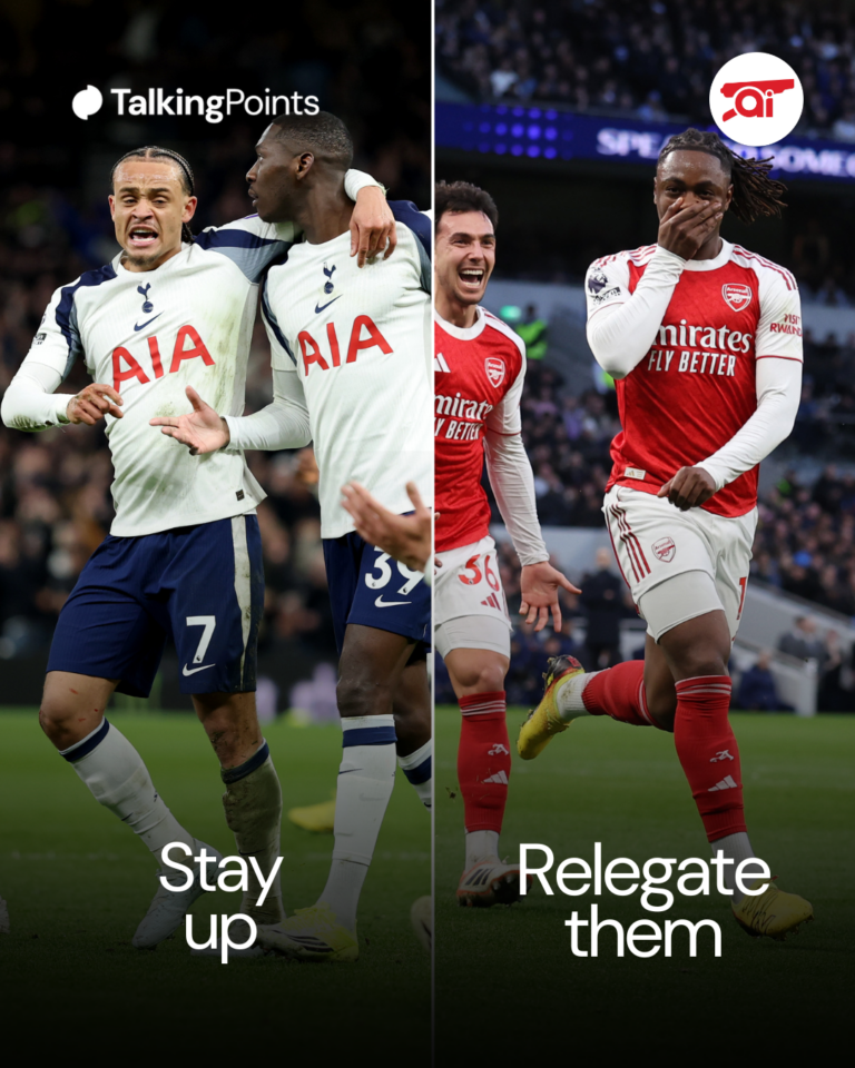 Gareth Bale warns Arsenal why they shouldn't want Tottenham to be relegated